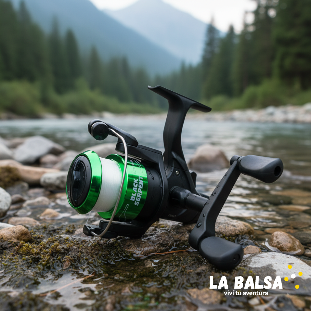 Reel X-Fish Black Serpent SL500 - 3BB + Nylon - La Balsa