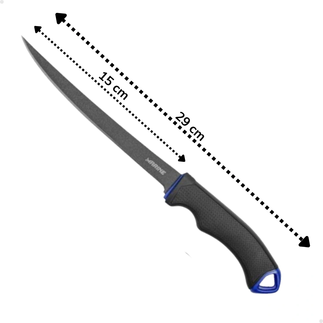 Cuchillo Filetero Marine Largo de hoja 15 cm - La Balsa